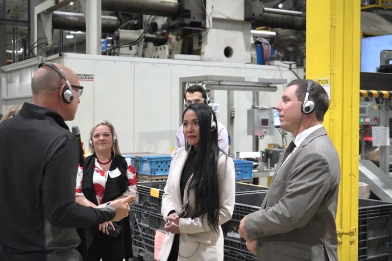 Mayor Patrick Brown and Rowena Santos Tour Magna’s Plastcoat to Discuss ...