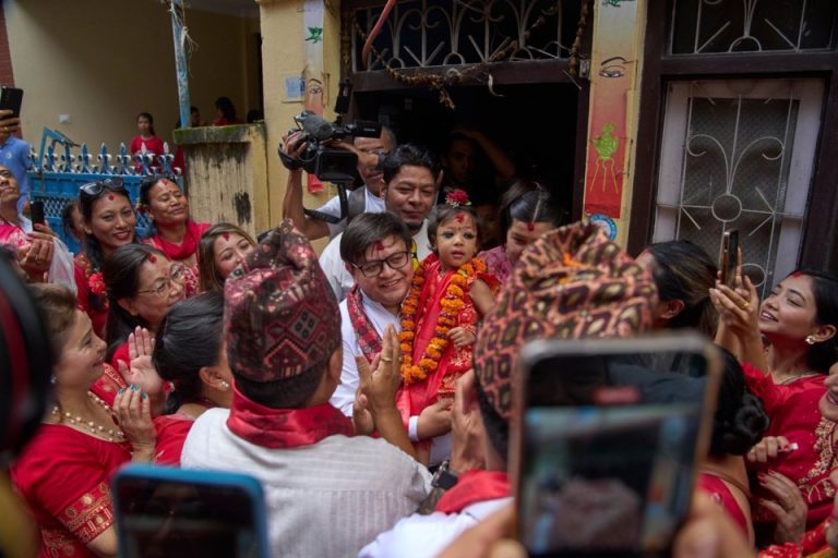 Nepal Crowns Two-Year-Old Aryatara Shakya as New Living Goddess ...